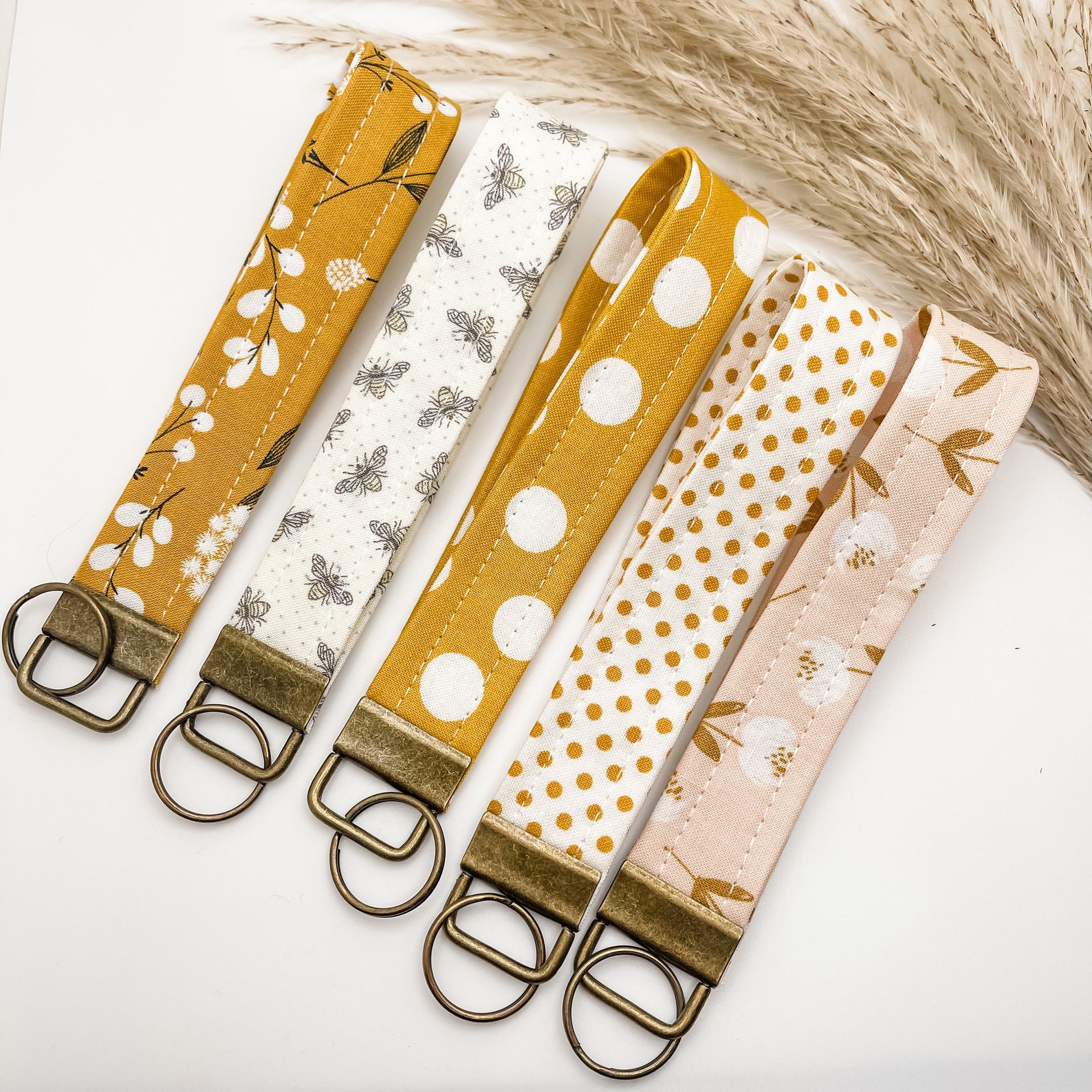 Key Fob Keychain Wristlet Keychain Cute Keychain Boho - Etsy