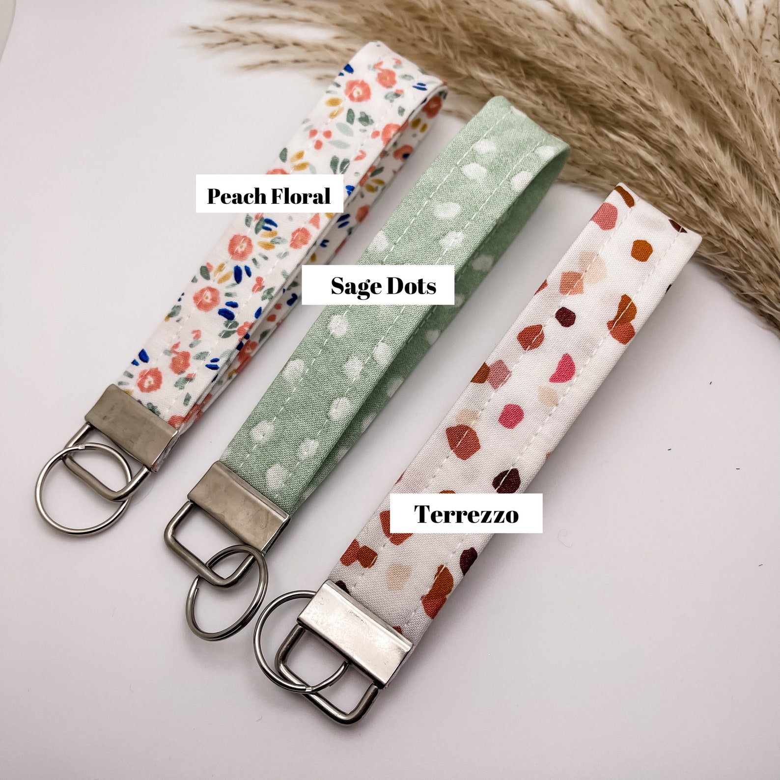 Key Fob Keychain Wristlet Keychain Cute Keychain Boho - Etsy