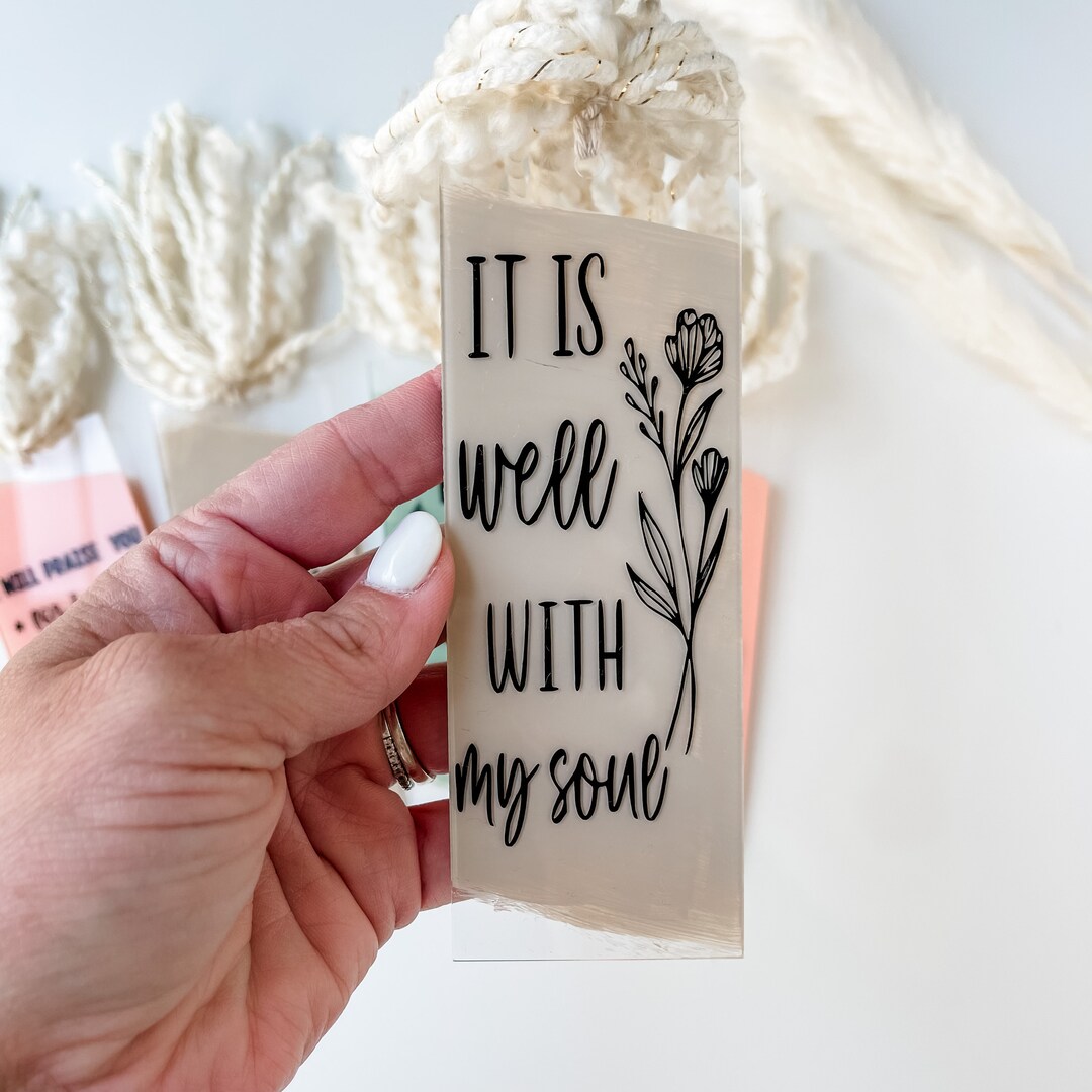 Custom Bookmark, Faith Bookmark, Personalized Bookmark, Book Lover Gift ...
