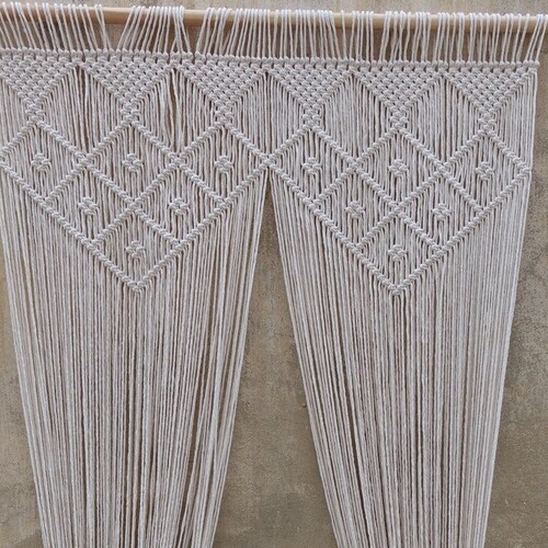 Macrame Door Curtain Door Hanging Boho Curtains - Etsy