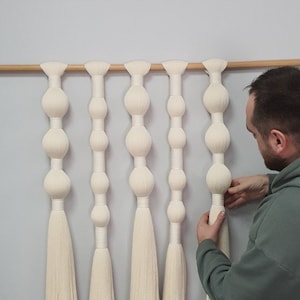 Mexican Macrame Wall Hanging: Fiber Art, Yarn Decor (20x35 Inches) - Etsy