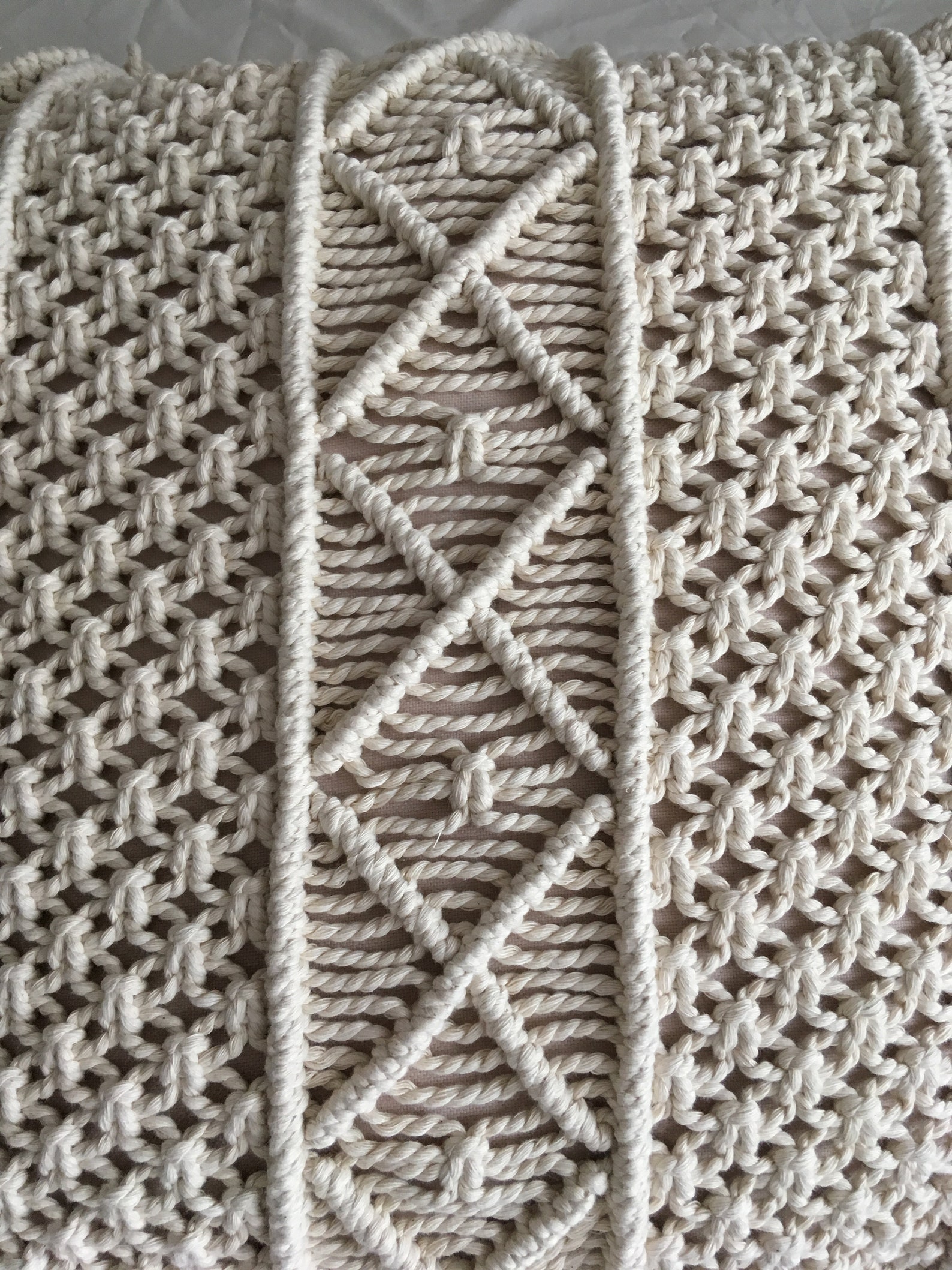 Macrame Pillow Case Macrame Pillow Cover - Etsy