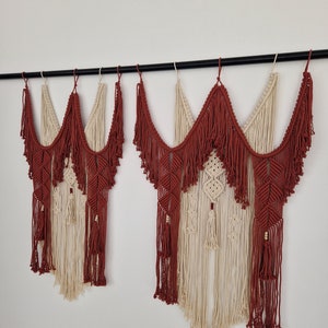 Macrame Two Colors Wall Decor, Bright Home Decor - Etsy