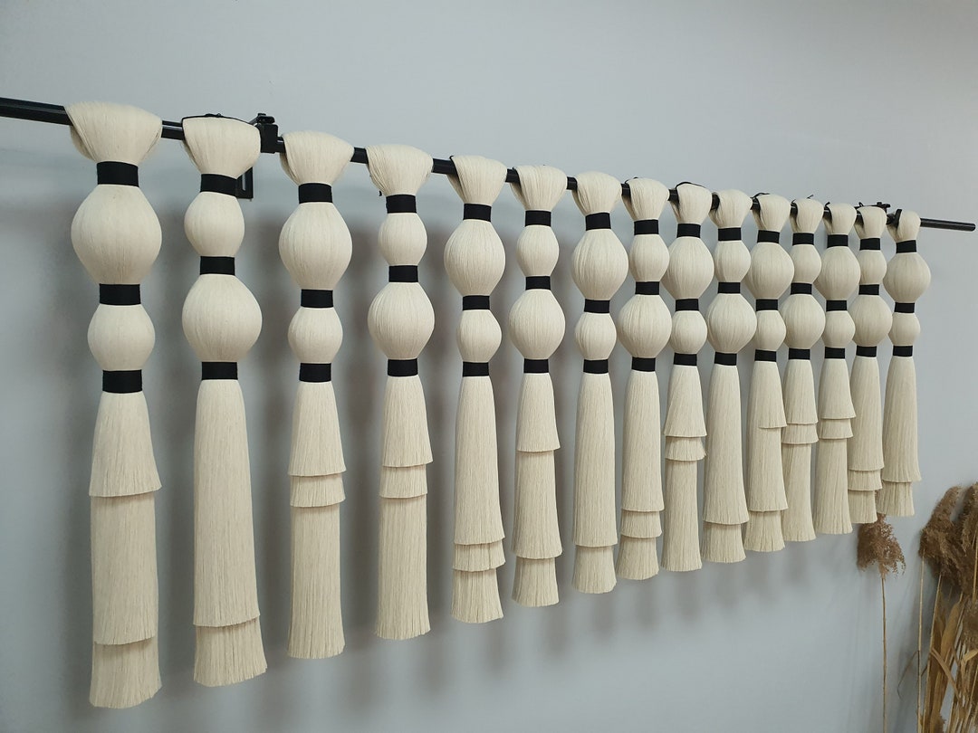 Macrame Wall Hanging Mexican, Gallery Artwork, String Art Wrapping Ball ...