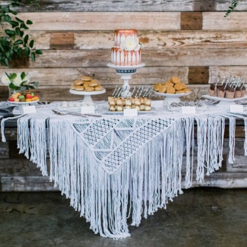 Macrame Table - Etsy
