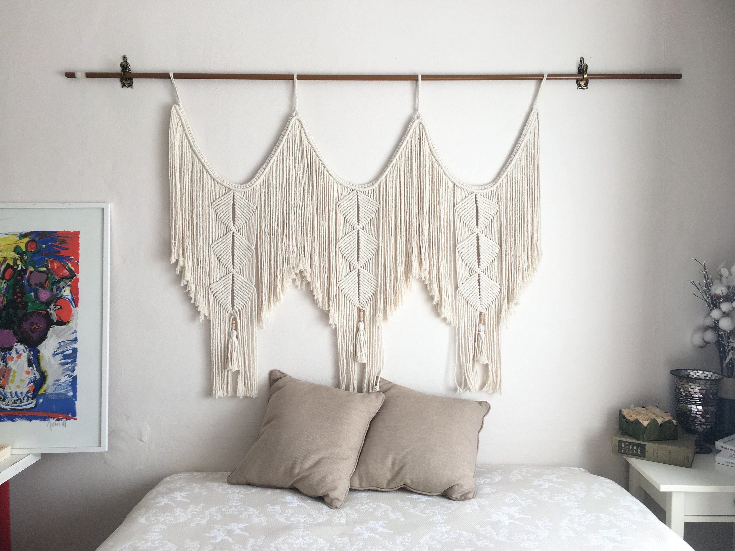 Home Decor Wall Art for Bedroom Macrame Wall Hanging | Etsy