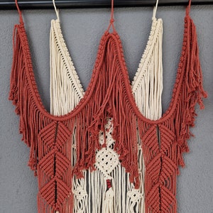 Macrame Two Colors Wall Decor, Bright Home Decor - Etsy