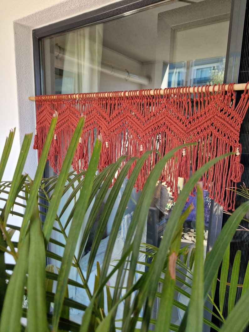 Window Valance Macrame Decor Boho Curtain Customized - Etsy