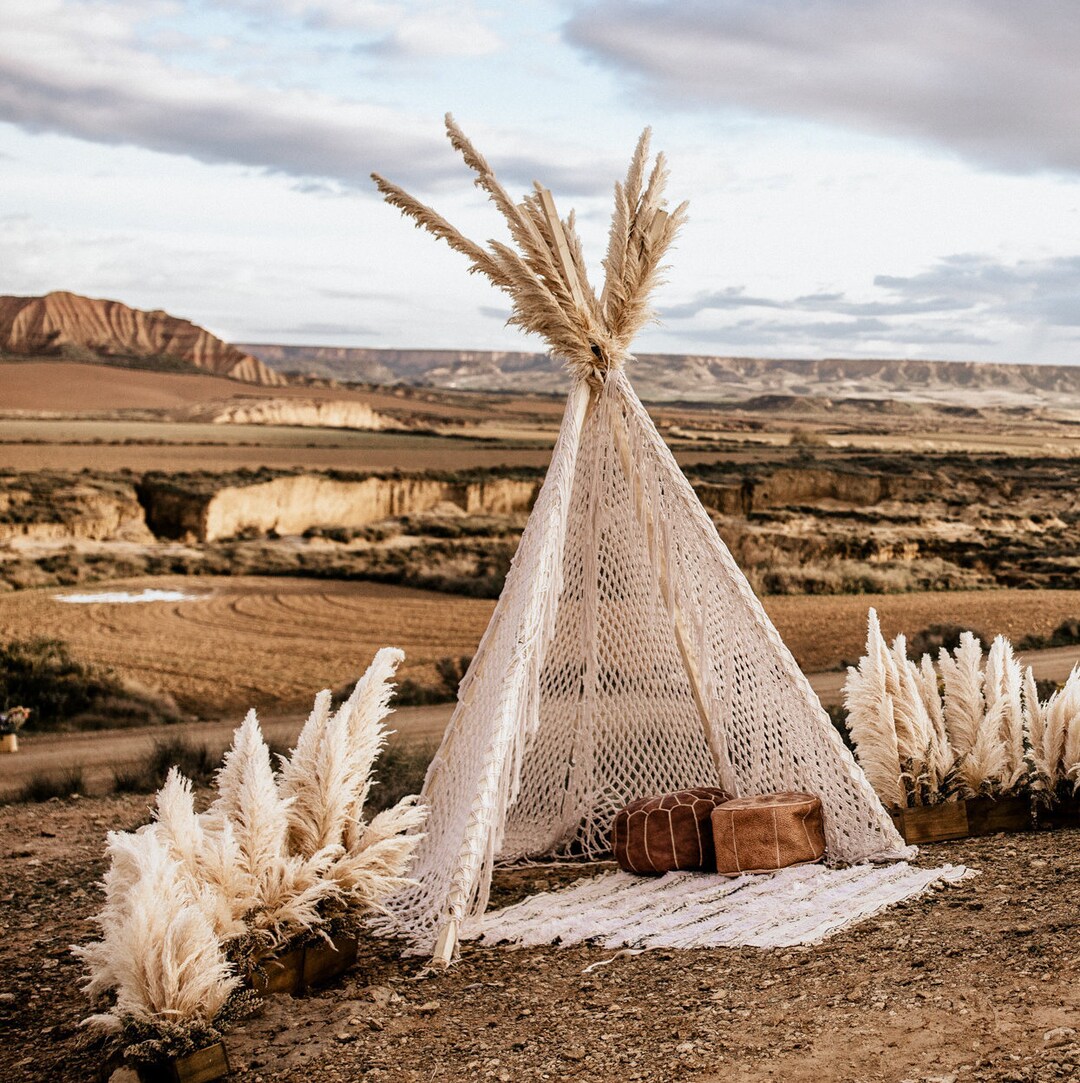 Handmade Macrame Tepee: Wedding Backdrop Party Decor - Etsy UK