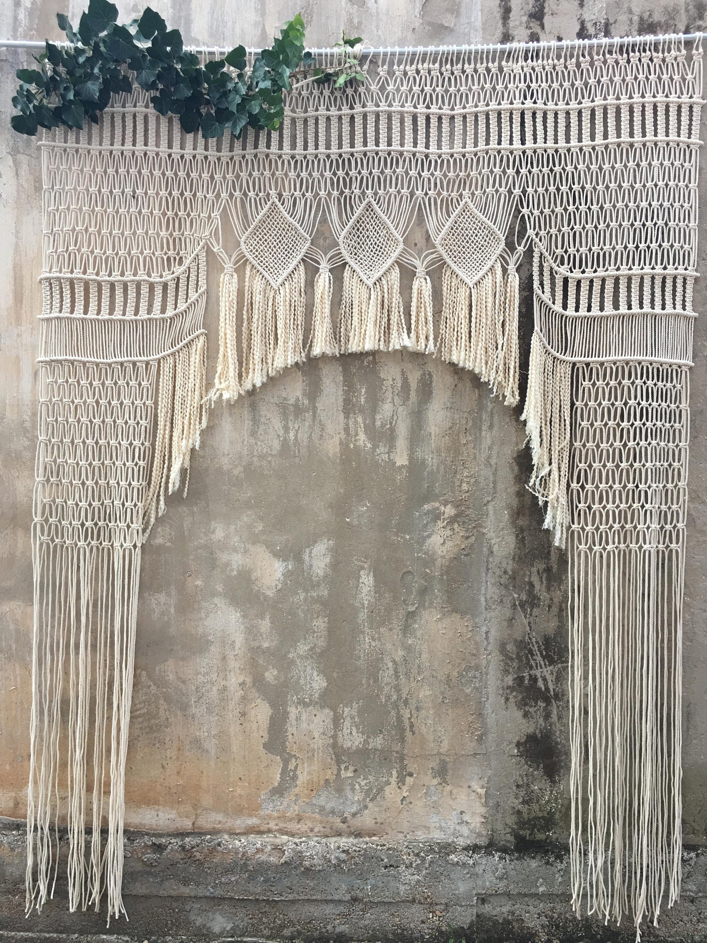 Macrame Wedding Arch Wedding Arbour Macrame Alter Ceremony | Etsy