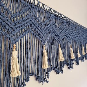 Window Valance Macrame Decor, Boho Curtain, Customized Curtains - Etsy