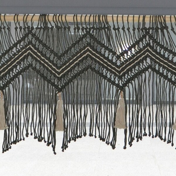 Macrame Valance - Etsy