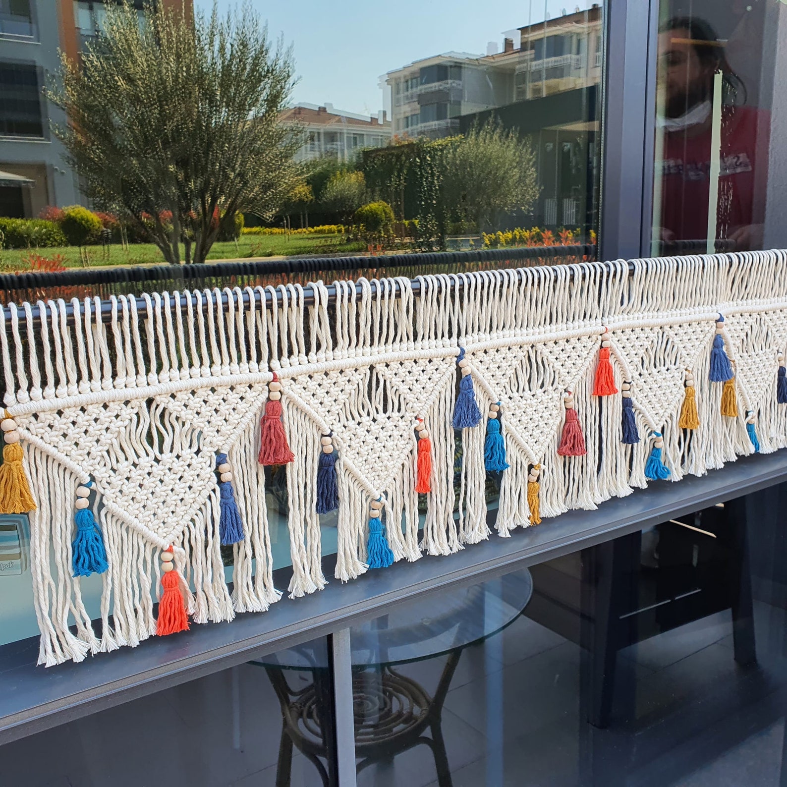 Macrame Valance, Boho Window Curtain, Wall Hanging - Etsy