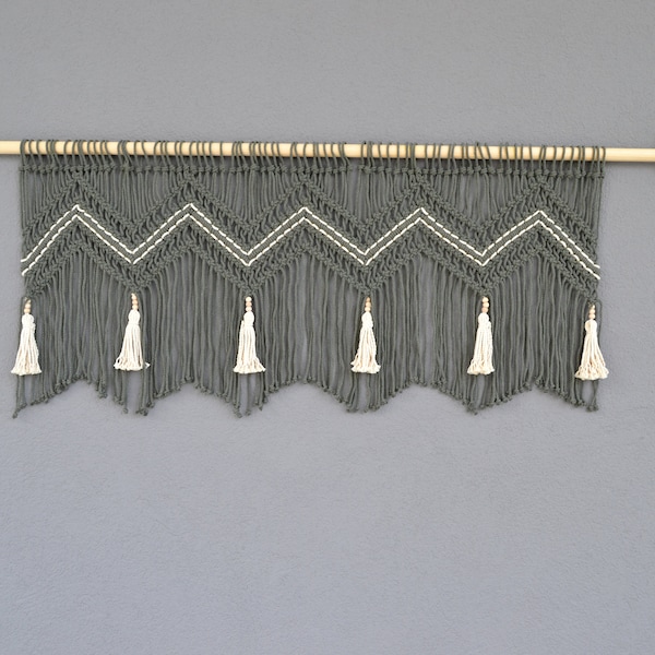 Macrame Valance - Etsy