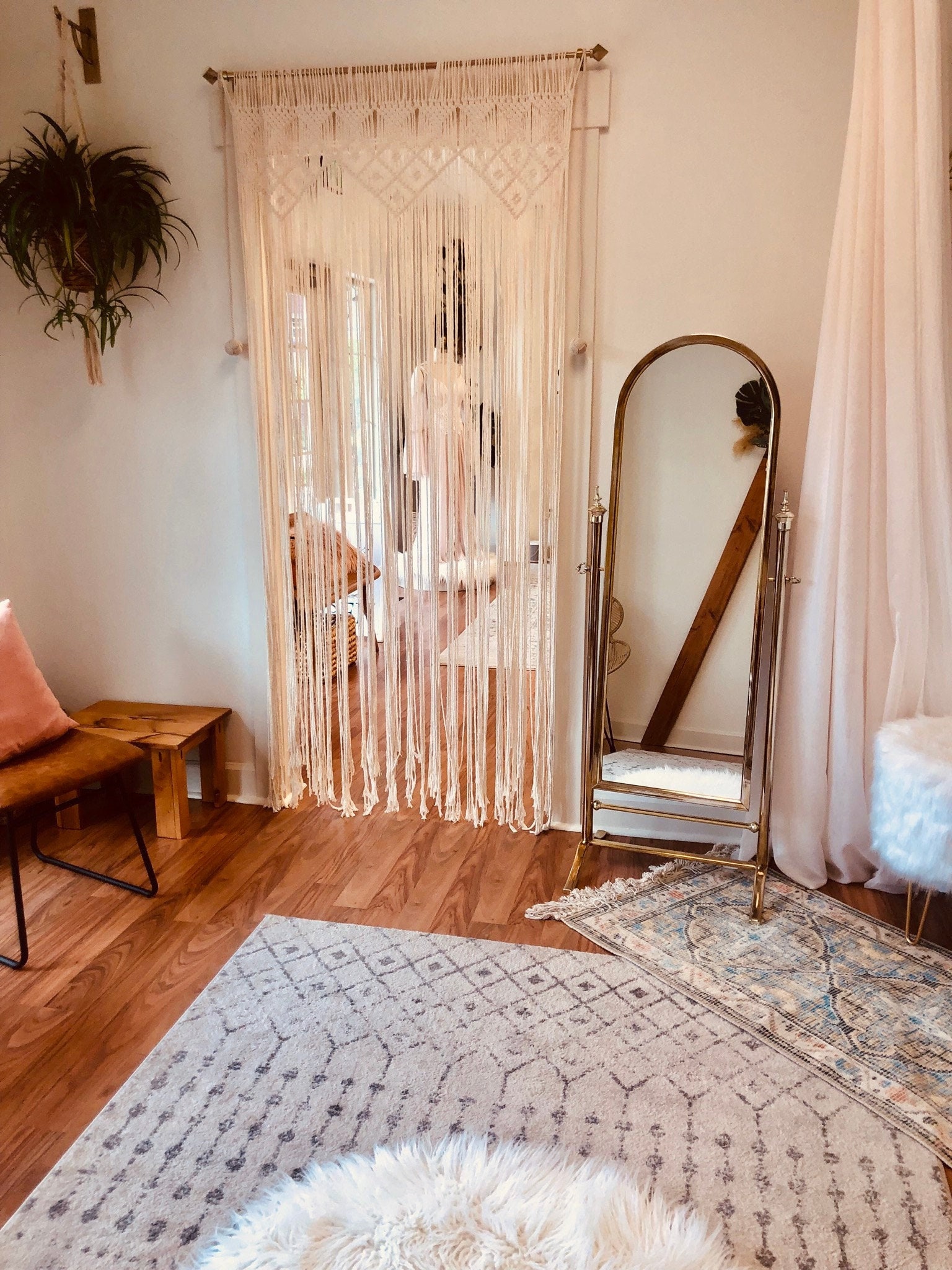 Macrame Doorway Curtain Boho Entryway Door Hanging - Etsy
