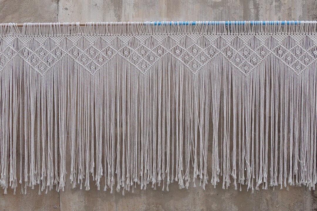 Macrame Valance, Window Curtain, Kitchen Decor, Wall Hanging - Etsy