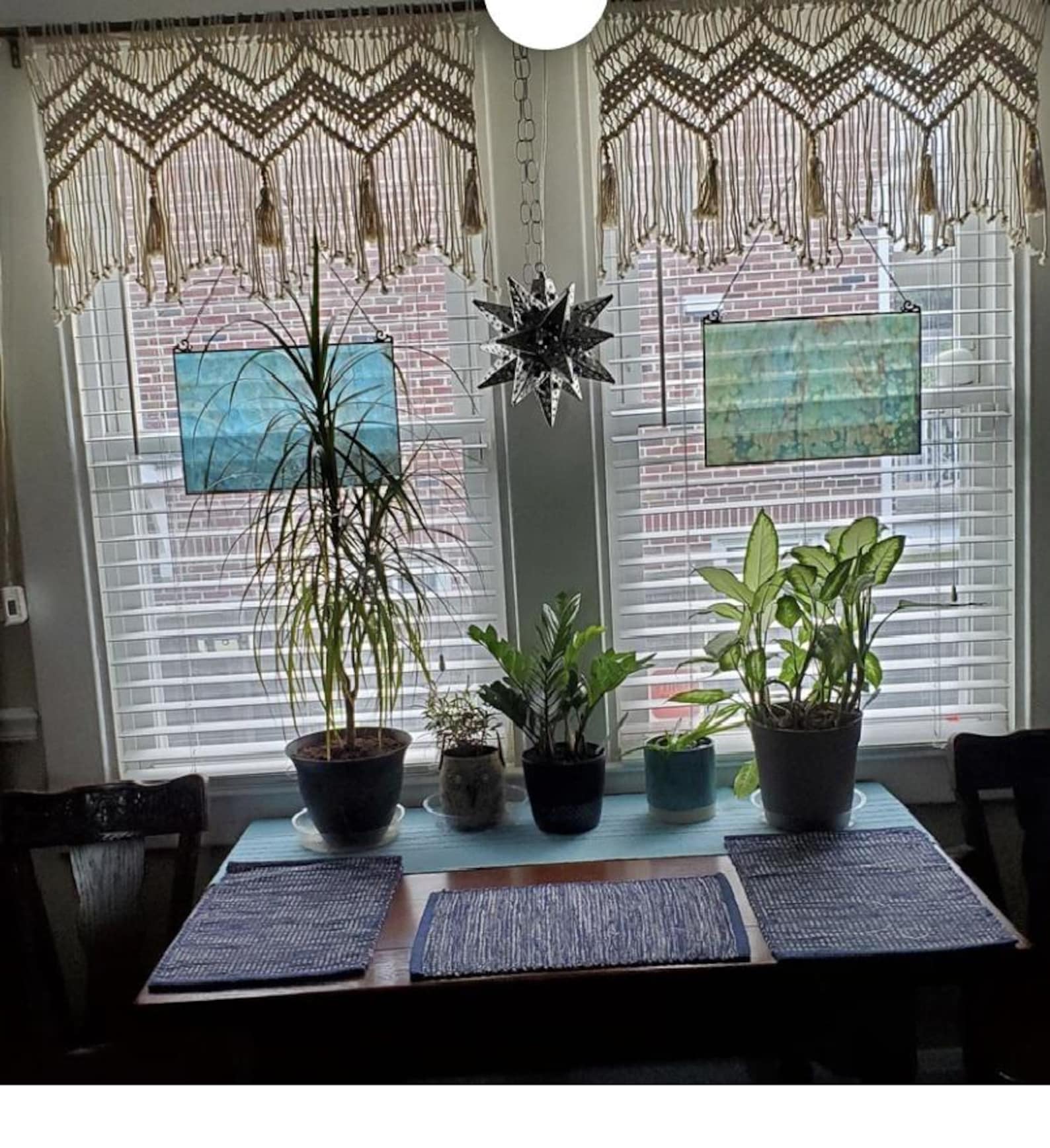 Curtains Macrame Valance for Window Valances Boho Curtain Home Decor - Etsy