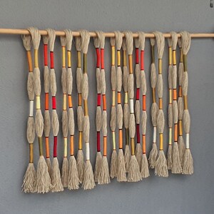Bright Home Decor, Macrame Wall Hanging Textile Rope Art, Contemporary ...
