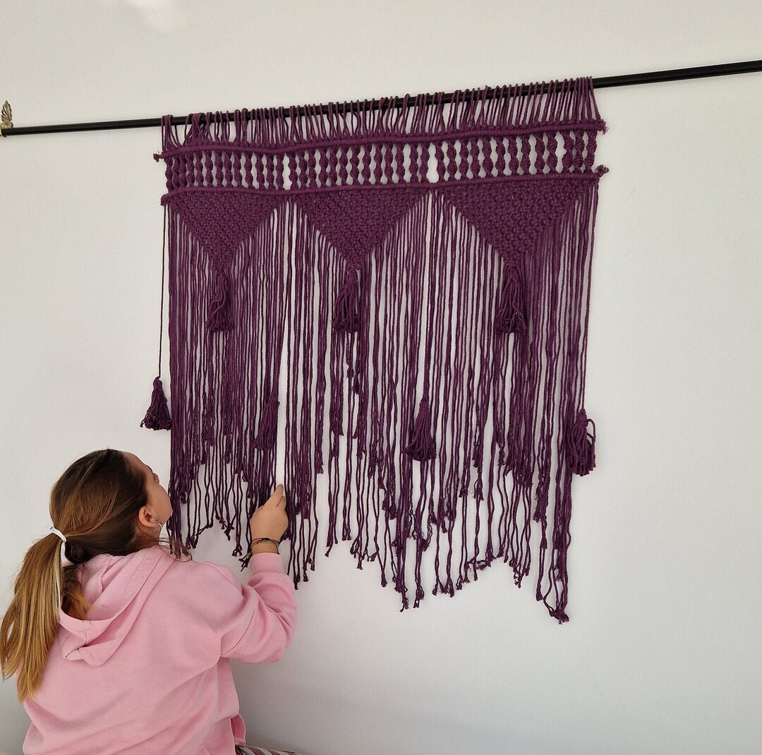 Macrame Wall Hanging, Tassels Wall Decor - Etsy