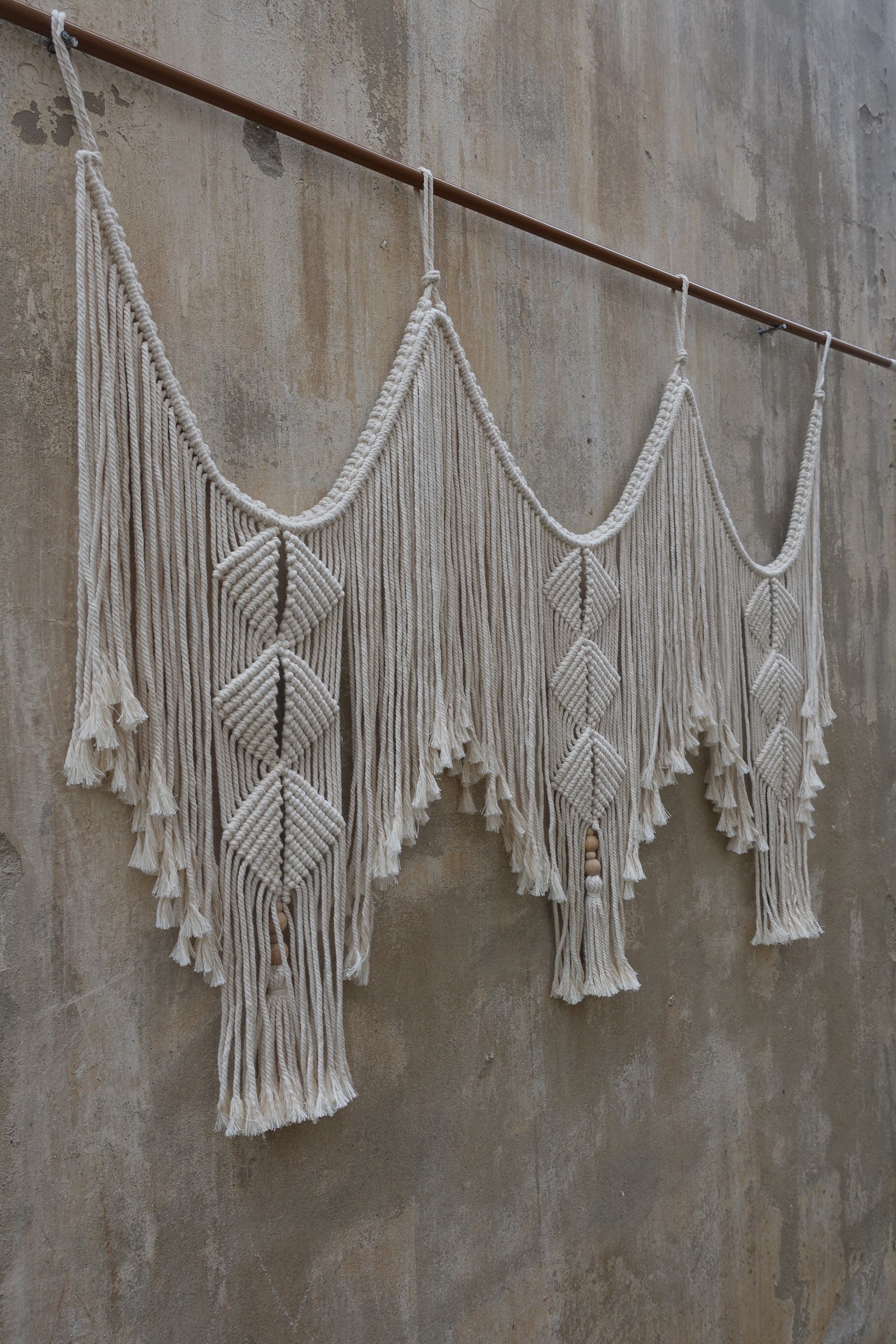 Macrame wall hanging living room decoration dorm room | Etsy