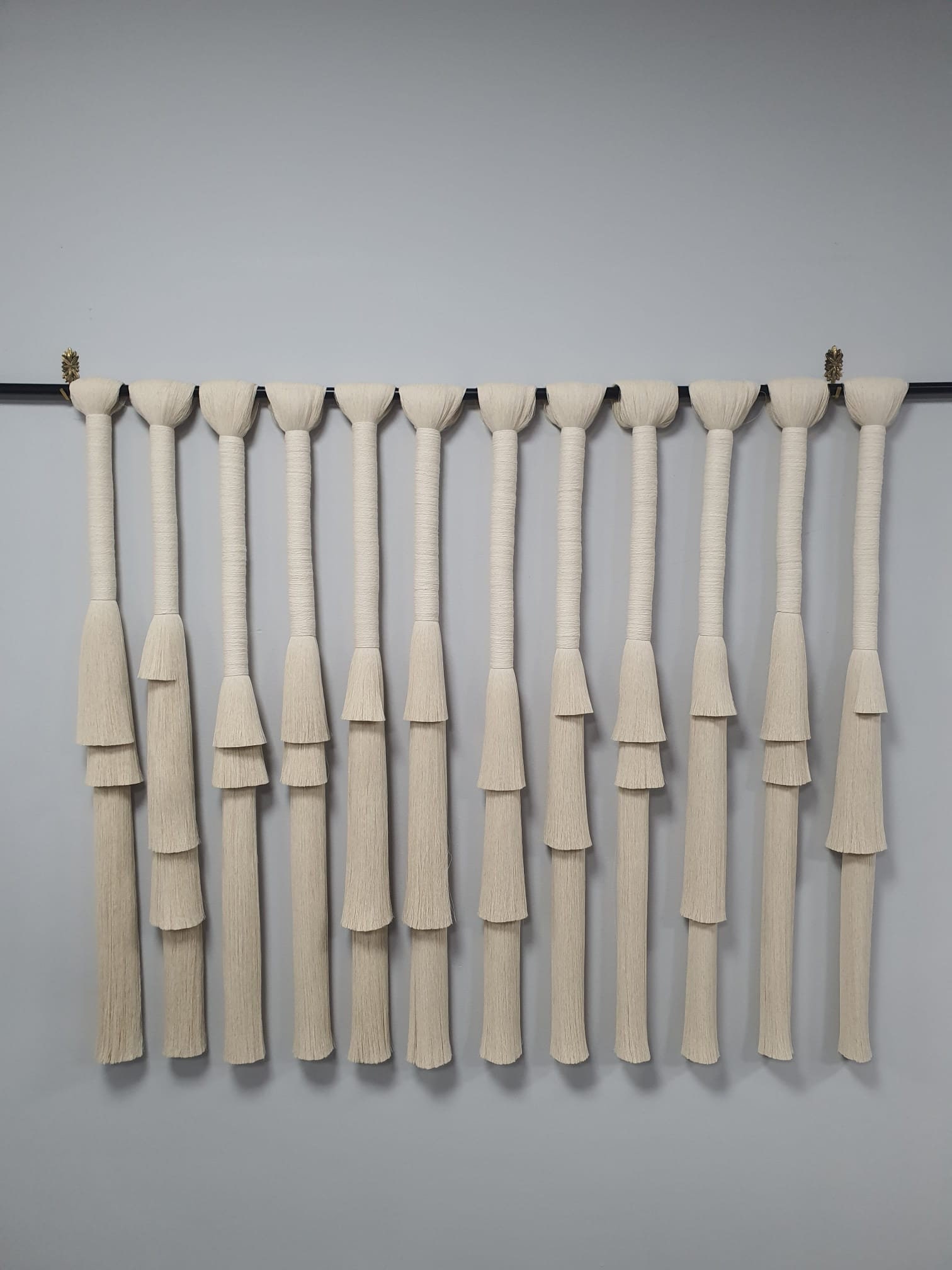 Neutral Fiber Art Wall Hanging – Large Handmade Textile Decor - Etsy