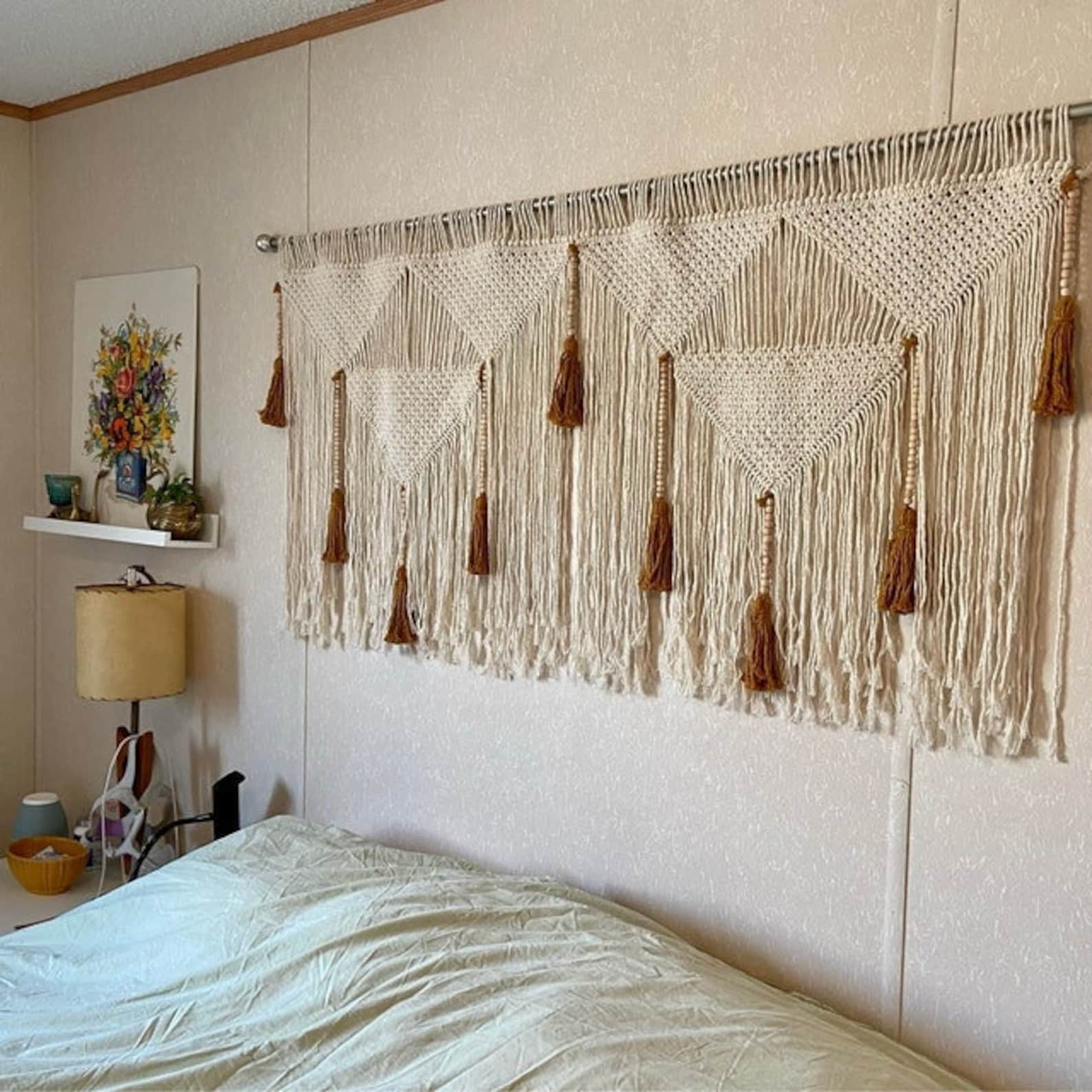 Macrame Wall Hanging Boho Wall Decor Bedroom Decoration - Etsy