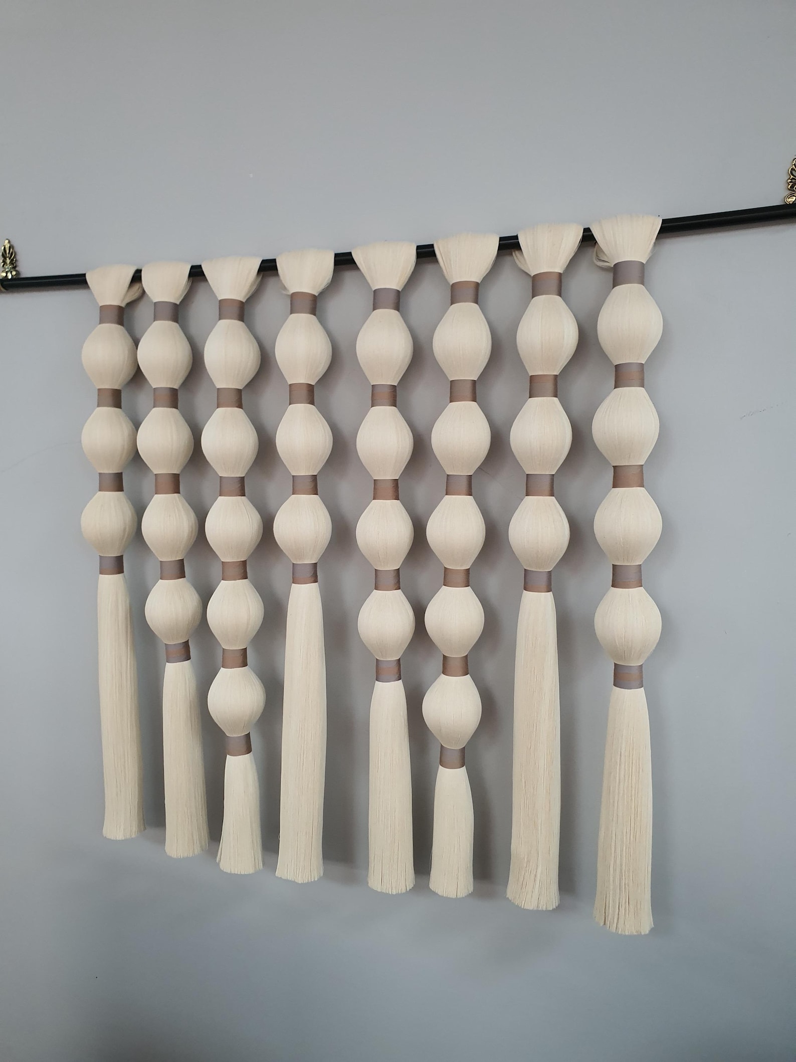 Wrapped Ball Macrame Wall Art Boho Home Decor - Etsy