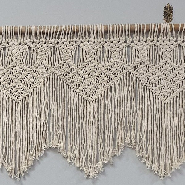 Macrame Valance - Etsy