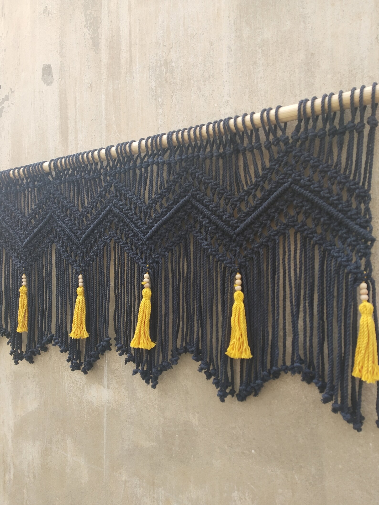 Window Valance Macrame Decor choose the Color of the Item and - Etsy