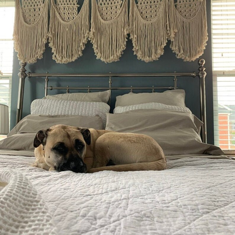 King Size Bedding Decor Boho Bedroom Macrame Wall Hanging - Etsy UK