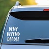 Say That Again Flower Decal, Funny Car Decal, Car Window Decal Sticker ...