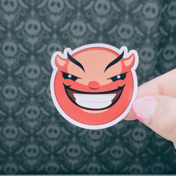 Devil Emoji Stickers - Etsy