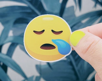Exhausted Emoji - Etsy