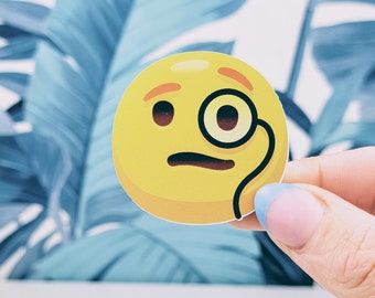 Monocle Sticker - Etsy