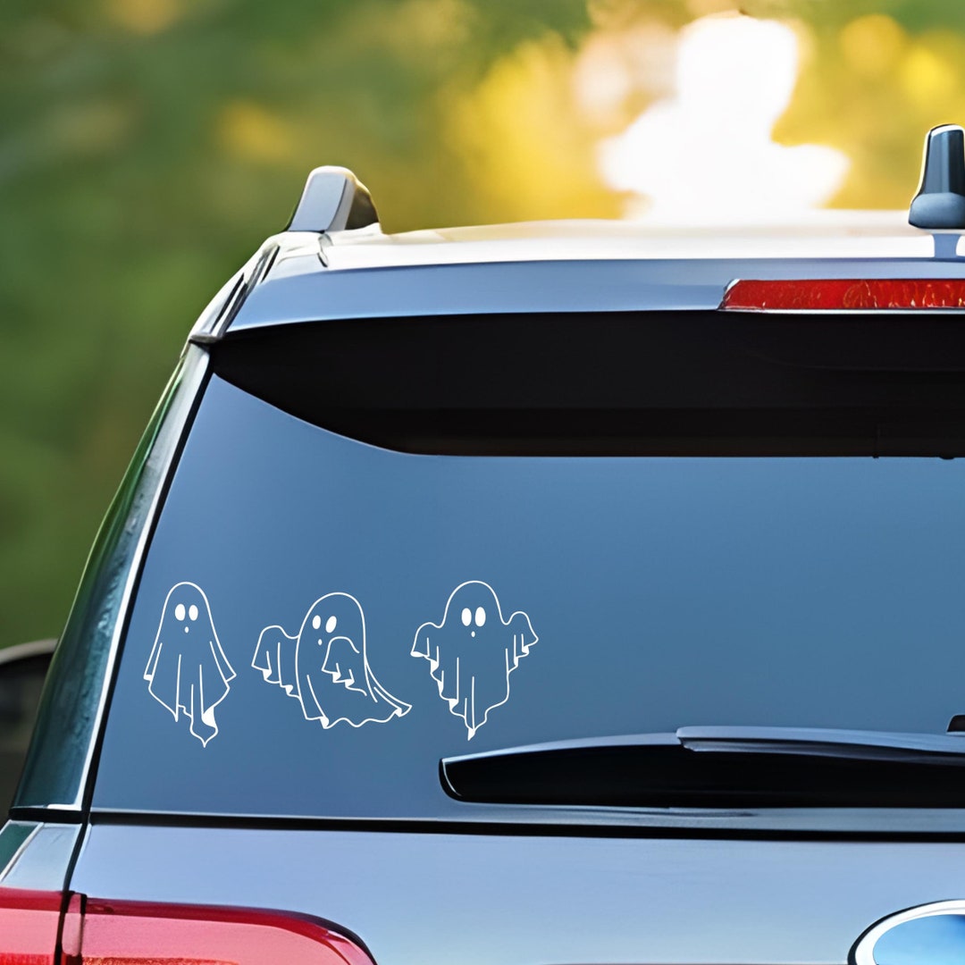 Ghost Decal, Cutecar Decal, Car Window Decal Sticker, Car Decals ...