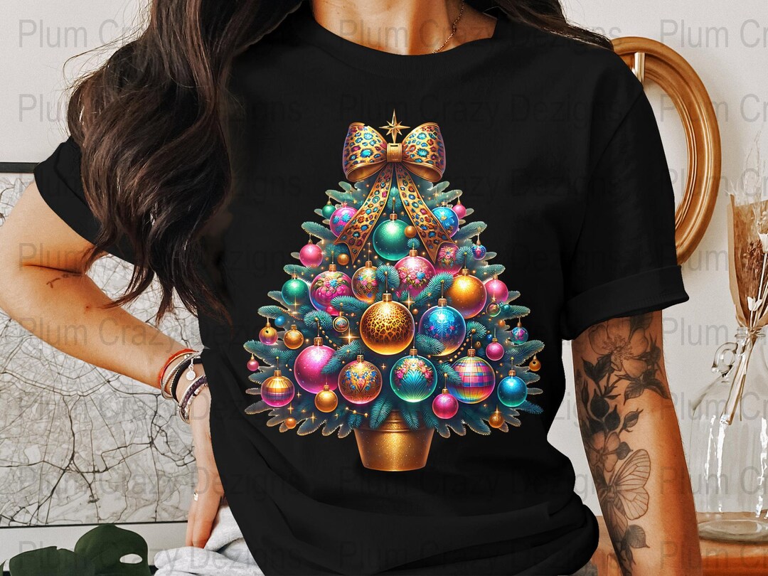 Christmas Tree Clipart, Instant Download Christmas PNG, Clip Art ...