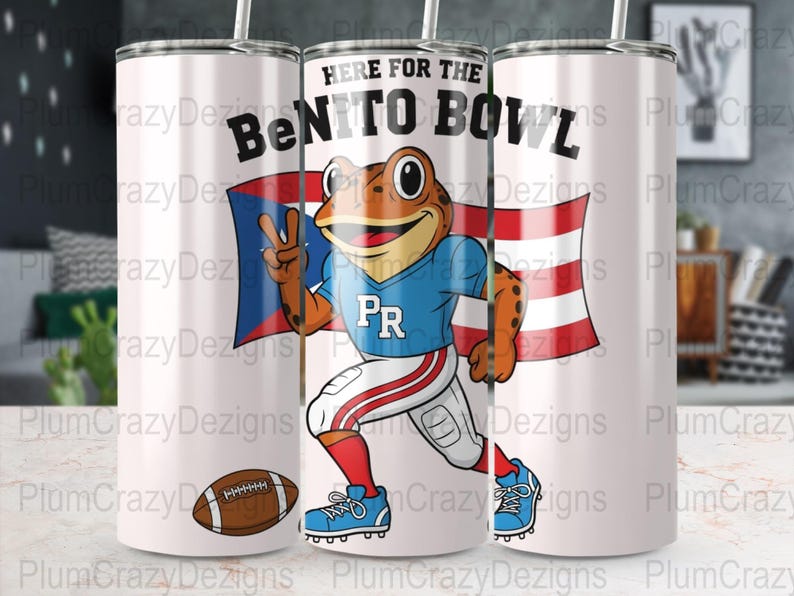 Benito Bowl Frog PNG, Football Clipart, Puerto Rico, Sports, Digital ...
