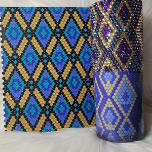 20oz 20ss Gold Rush Rhinestone Template, Rhinestone Tumbler Pattern ...