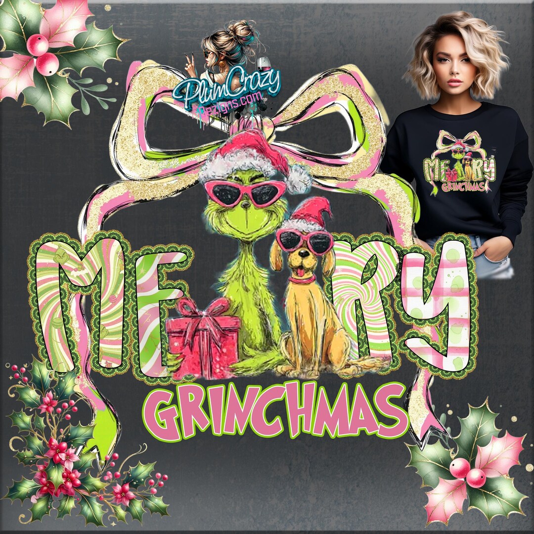 Retro Merry Green Man and Dog Png, Green Man Png, Dog Png, Merry ...
