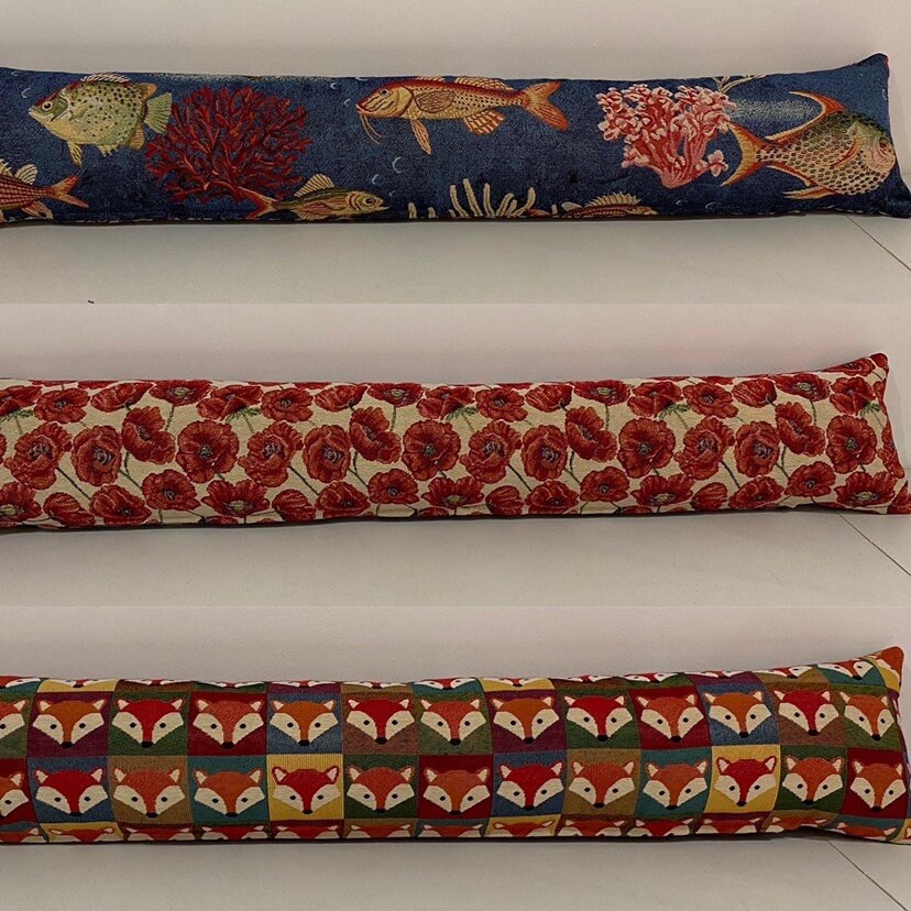 Draught Excluder Handmade Tapestry Style Fabric Lots of - Etsy UK