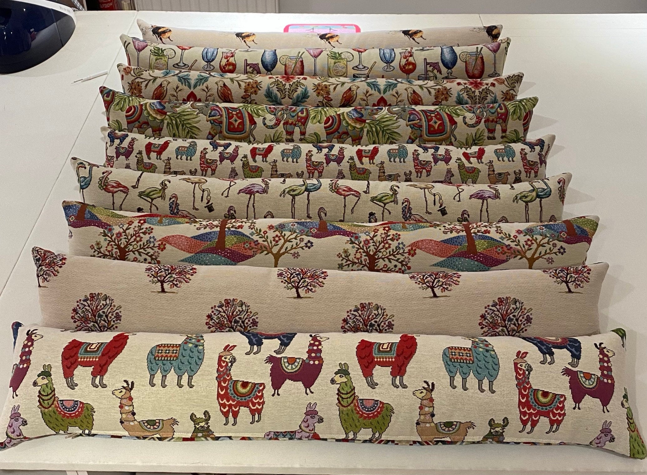 Draught Excluder Handmade Tapestry Style Fabric Lots of - Etsy UK