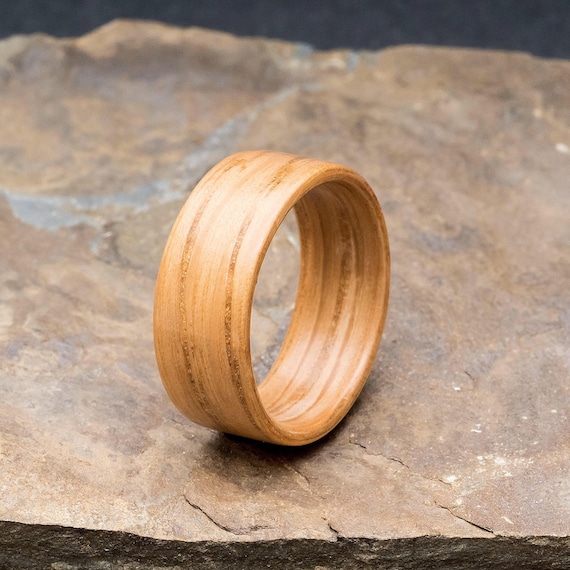 European Oak Ring Custom European Oak Bentwood Wooden Ring. | Etsy