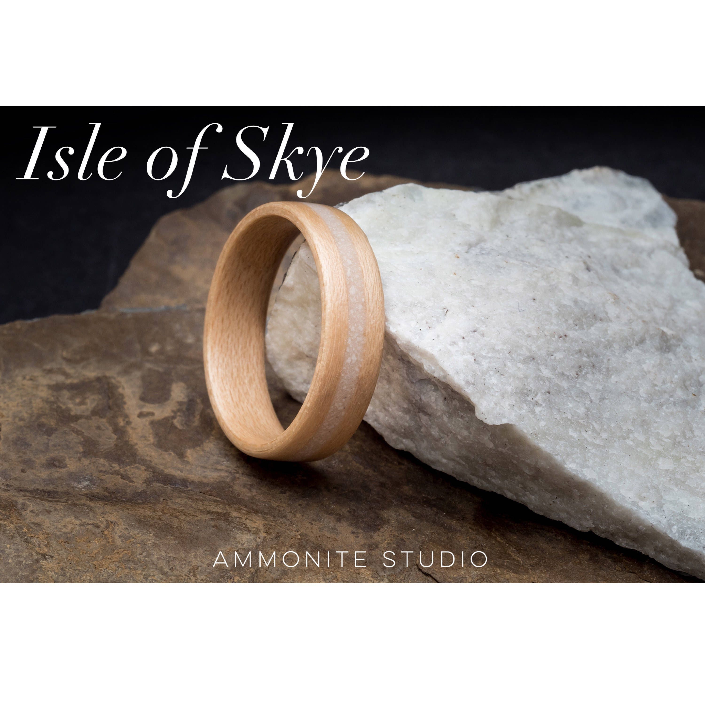 The Isle of Skye Ring Made With Ash and Featuring a Skye - Etsy
