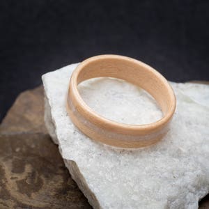 The Isle of Skye Ring, Made With Ash and Featuring a Skye Marble Inlay ...