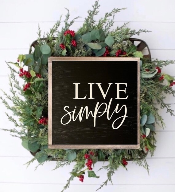Wall Hangings Wall Décor Live Simply Framed Farmhouse Sign etna.com.pe