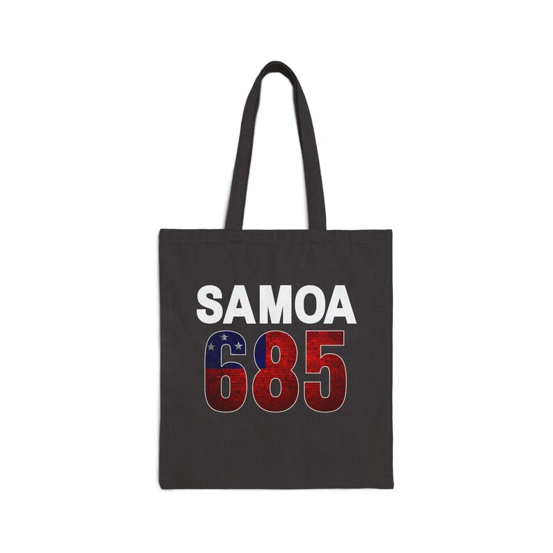Samoan Canvas Tote Bag Polynesian Gift, Pacific Islander Gift, Samoan ...
