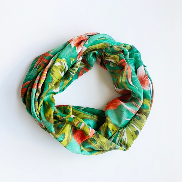 Coral Infinity Scarf - Etsy