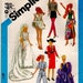 6507 Simplicity, 1984 Fashion Doll, Clothes Pattern, Teen Dolls, 7 ...