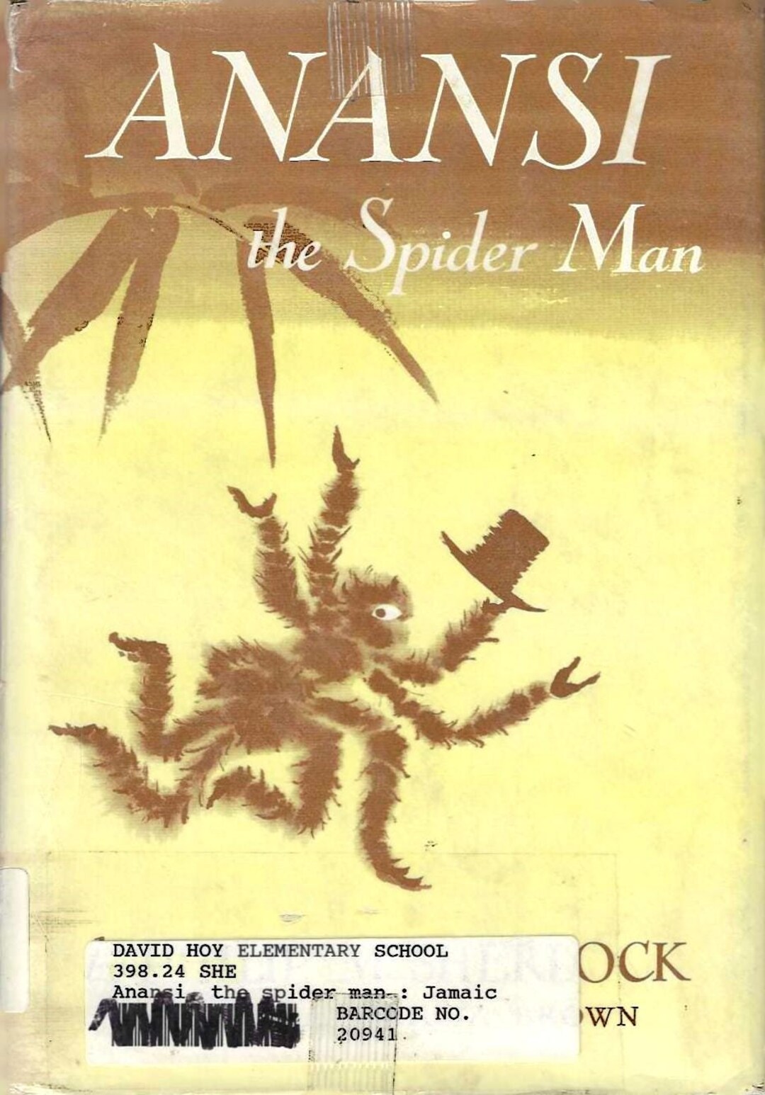 1954 Anansi the Spider Man, Hardcover, Dust Jcket, PM Sherlock, M Brown ...