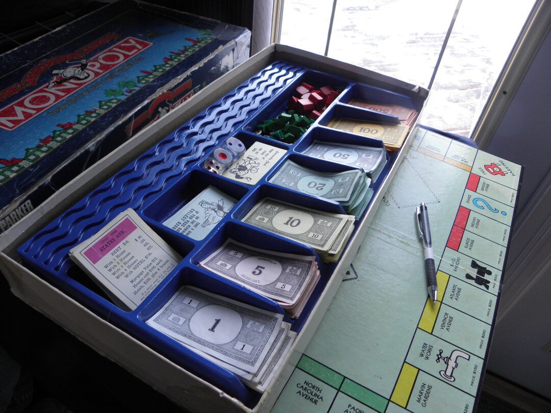 Vintage 1985 Deluxe 50 Years Monopoly Board Game, Parker Bros, Like the ...